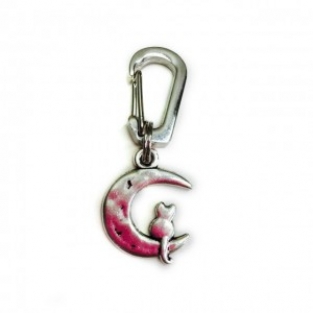 katje op de maan sleutelhanger poes en katten bedels en meer dieren